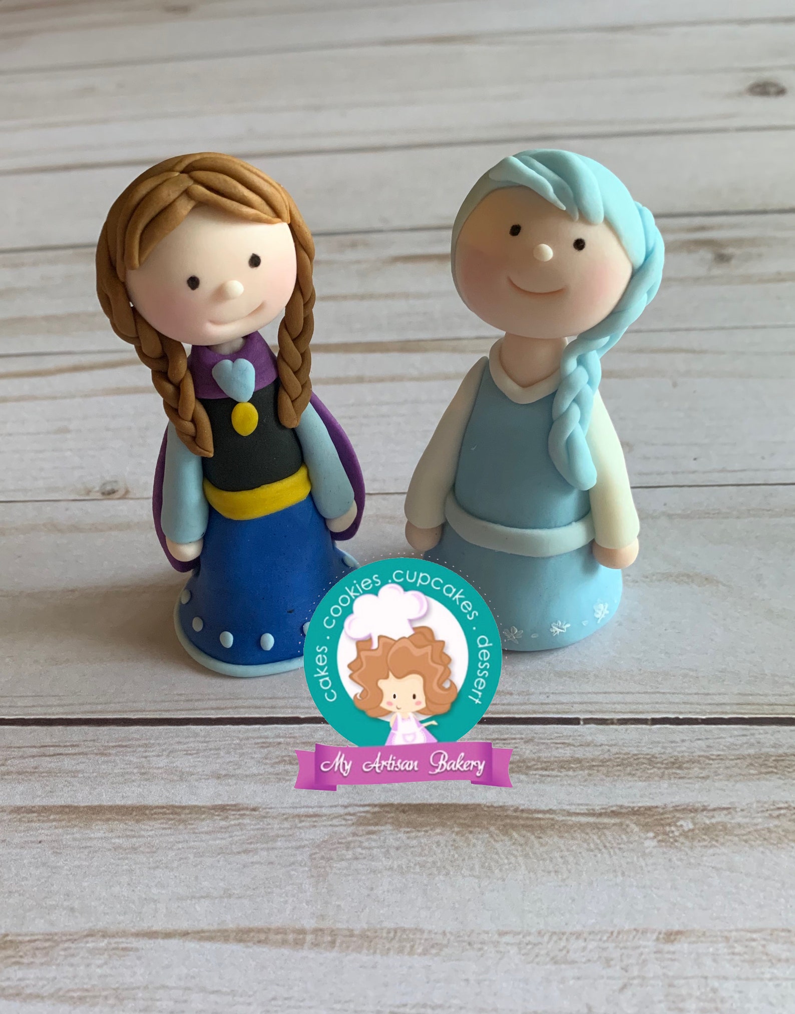 Frozen Inspired Fondant Cake Topper - Etsy