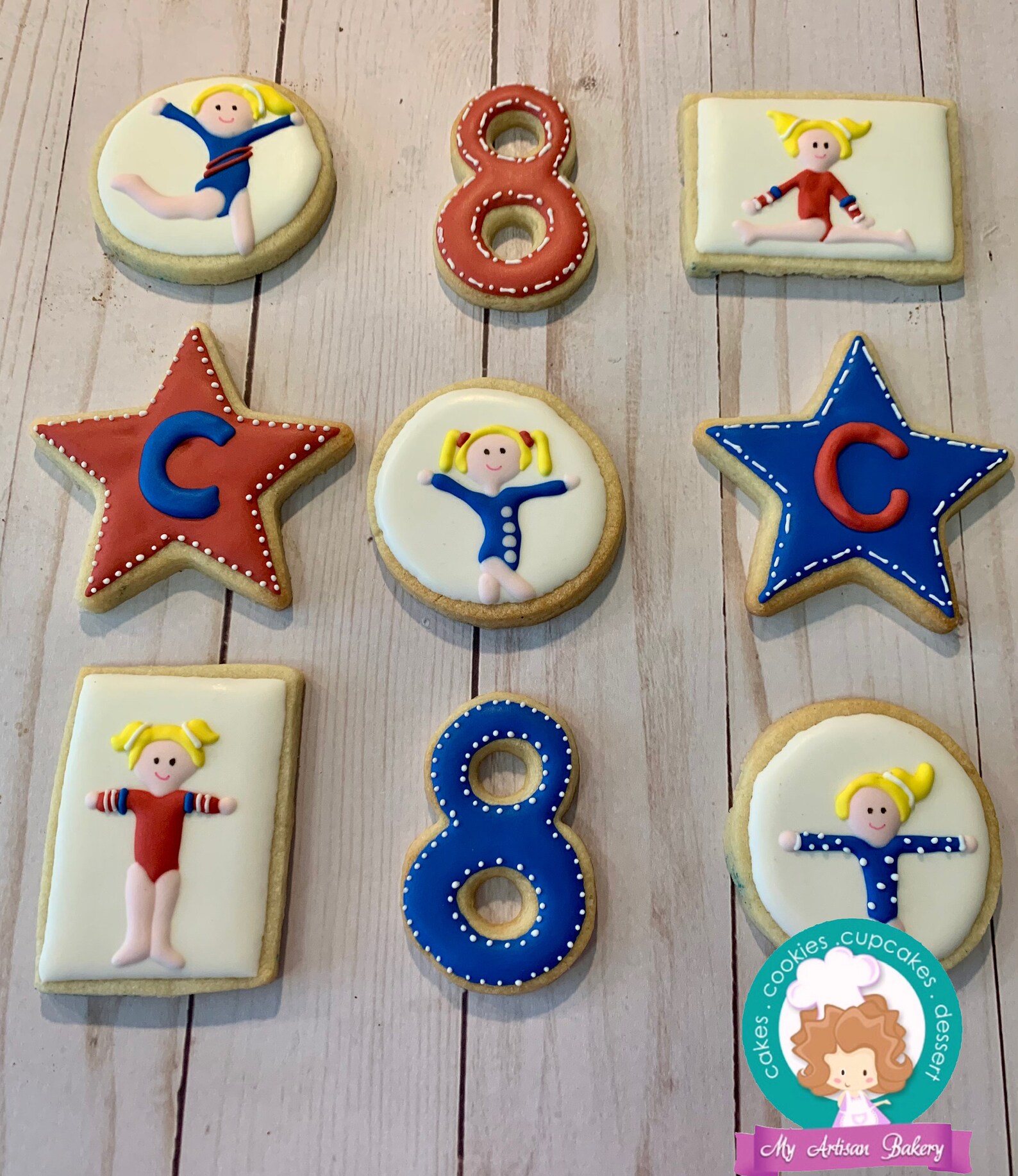 Gymnastics Cookies - Etsy