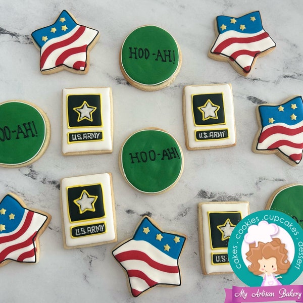Army Cookies - Etsy