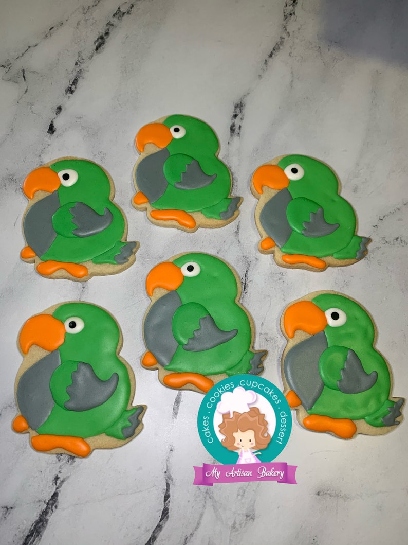 Parrot Sugar Cookies - Etsy
