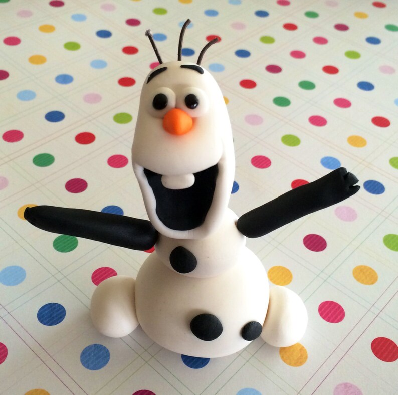 Olaf Inspired Fondant Cake Topper - Etsy