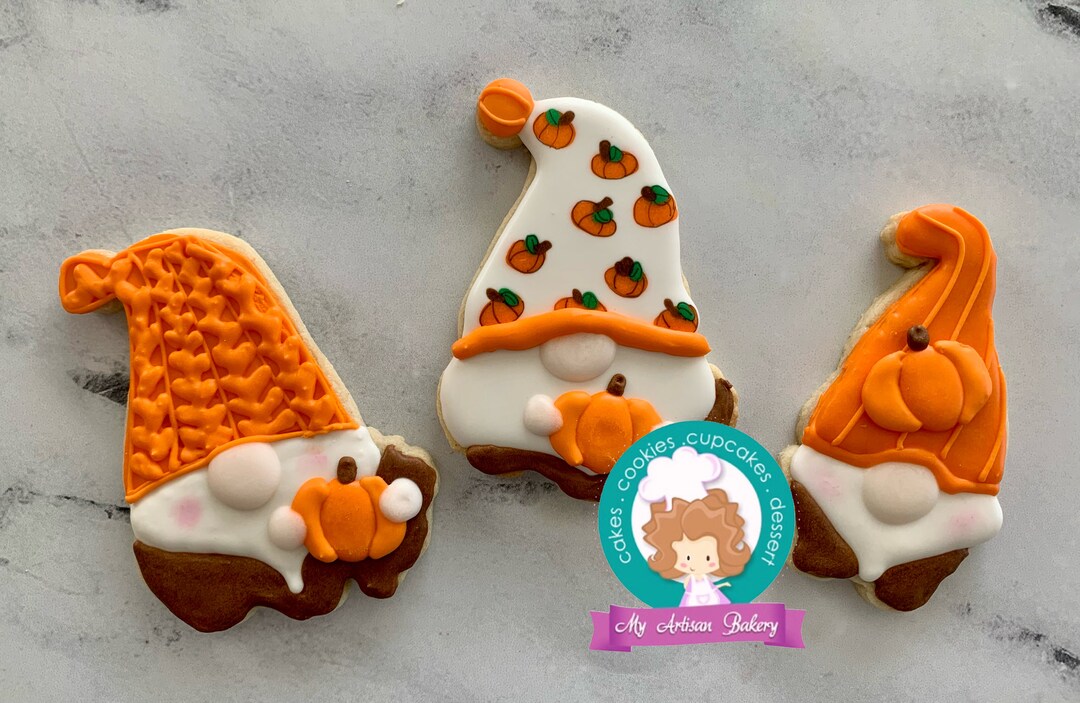 Gnome Fall Cookies - Etsy
