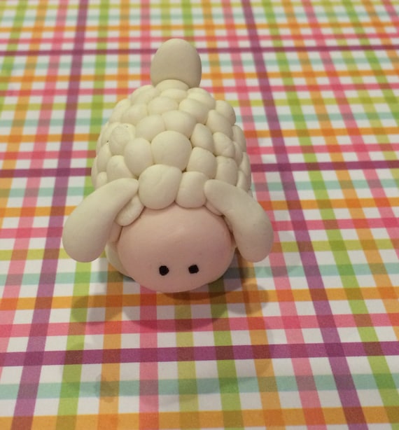 Sheep Fondant Cake Topper | Etsy