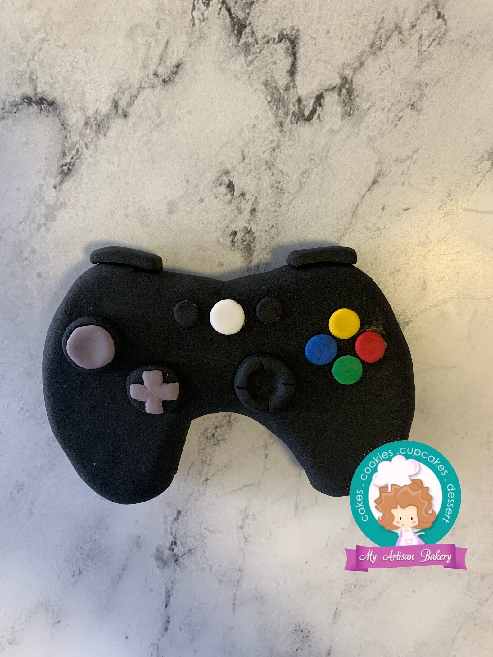 Game Controller Fondant Cake Topper - Etsy