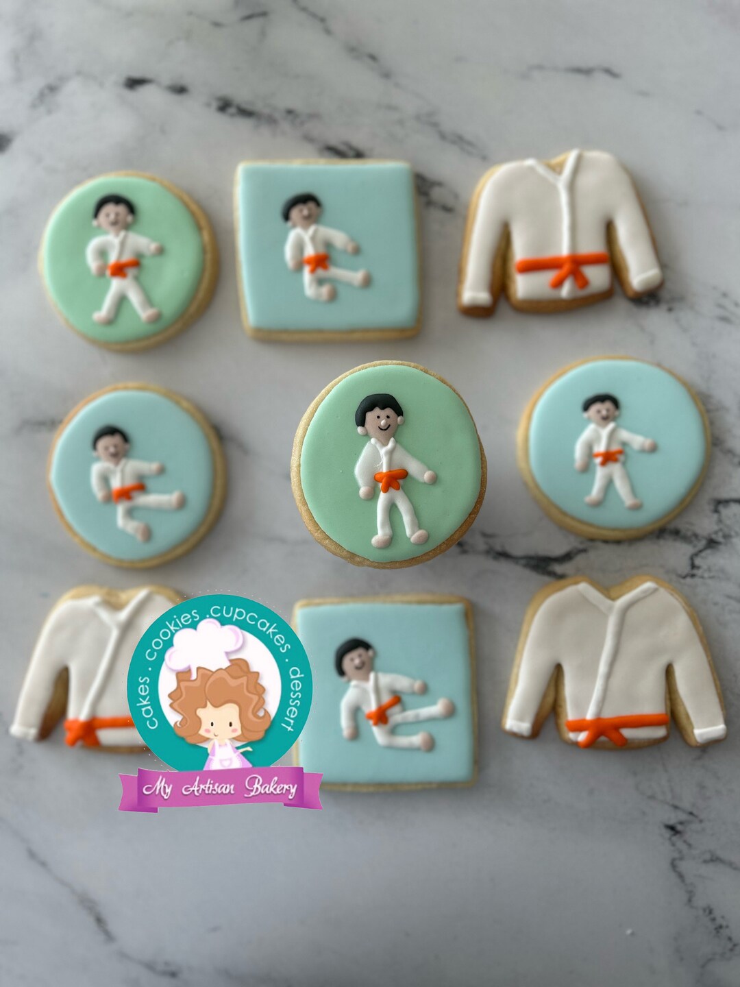 Karate Sugar Cookies - Etsy