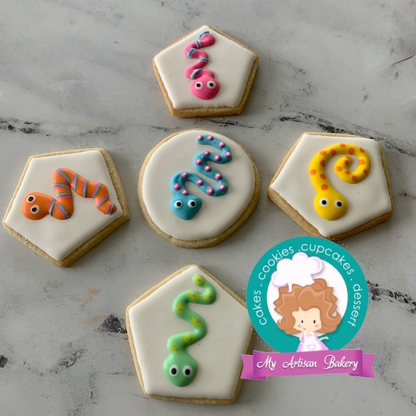 Snake Cookies - Etsy