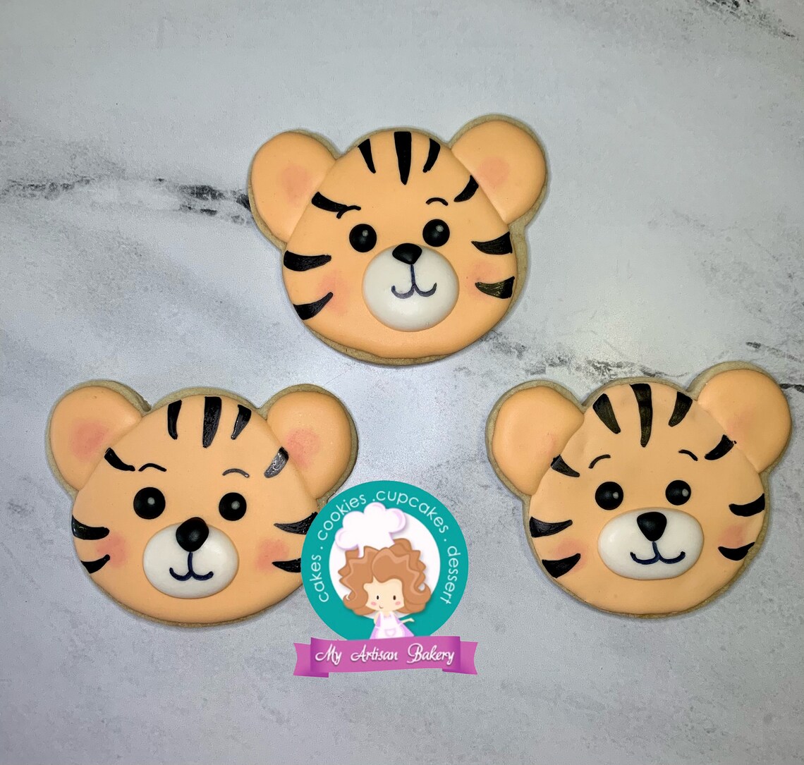 Tiger Sugar Cookies - Etsy