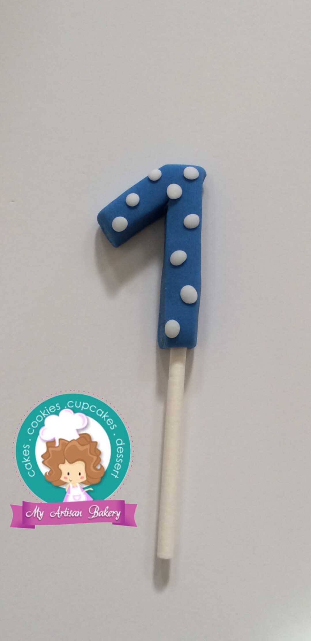 Numbers Fondant Cake Topper - Etsy
