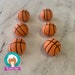 Basketball Fondant Cupcake Topper - Etsy