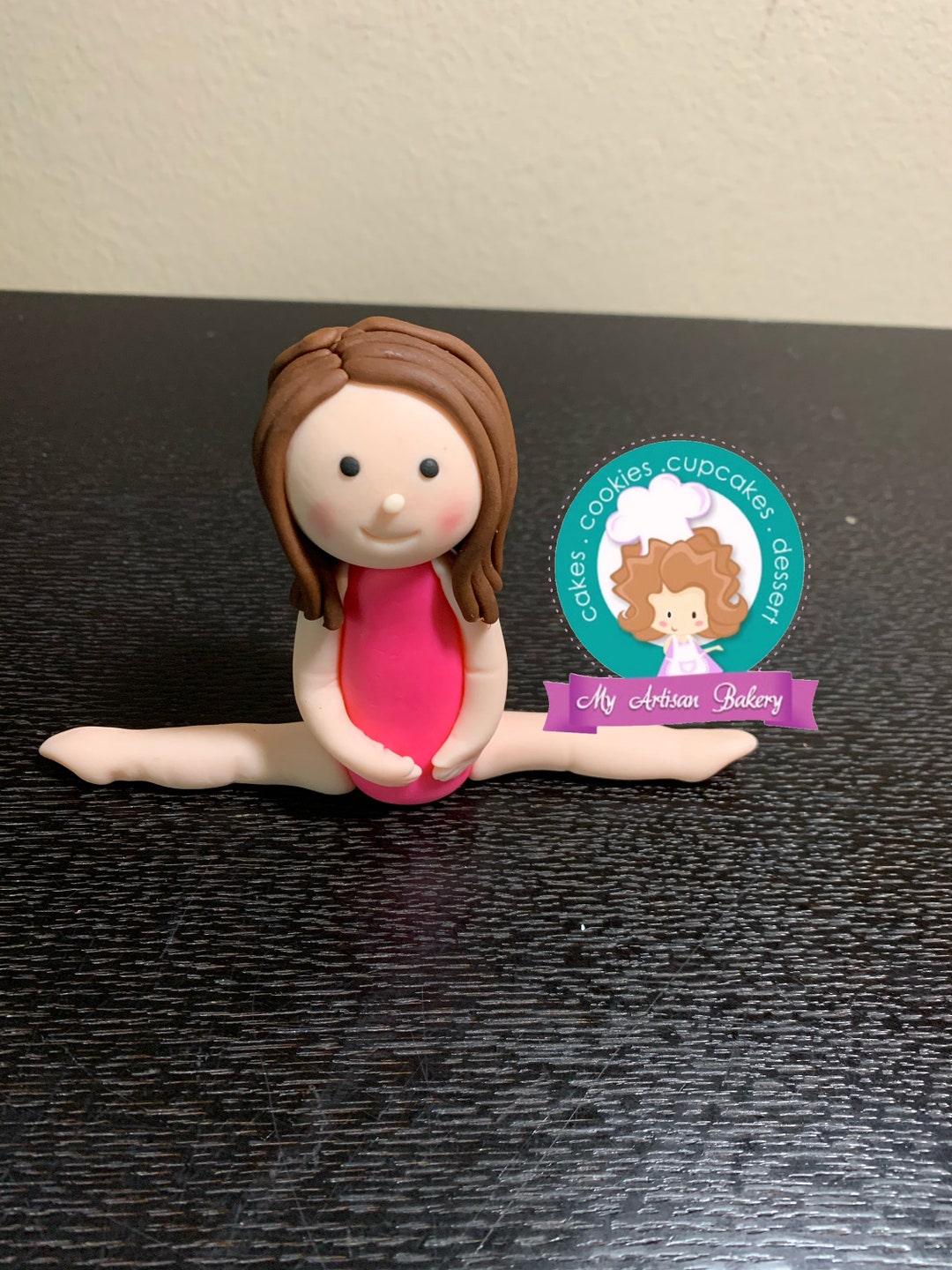 Gymnastics Fondant Toppers - Etsy