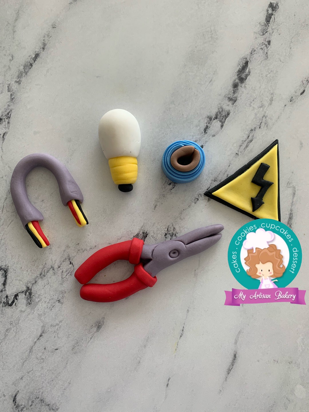 Electrical Tools Fondant Cake Toppers - Etsy