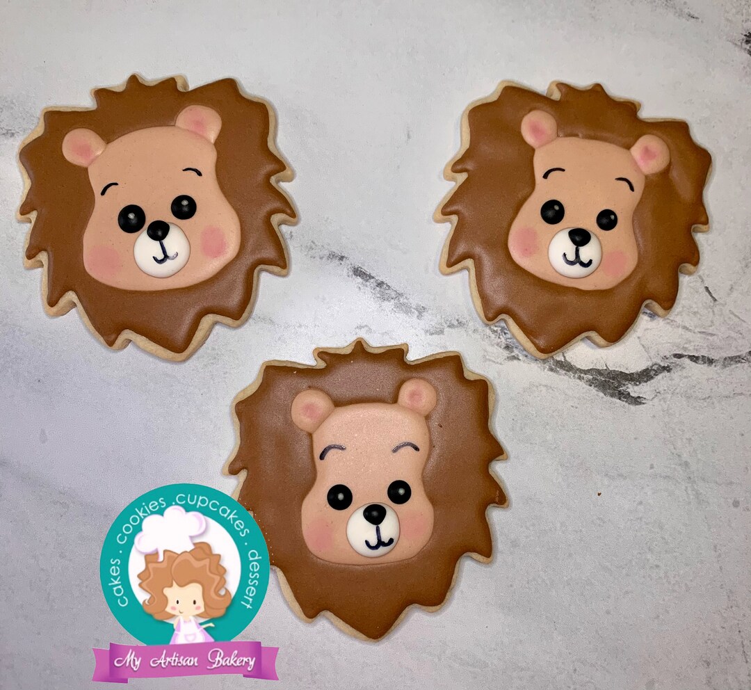 Lion Sugar Cookies - Etsy