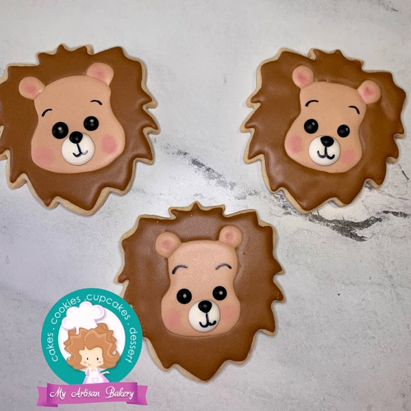 Lion Sugar Cookies - Etsy