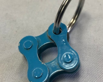 Bicycle Key Chain Metallic Blue | Etsy