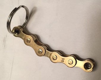 Bicycle Key Chain Metallic Blue | Etsy