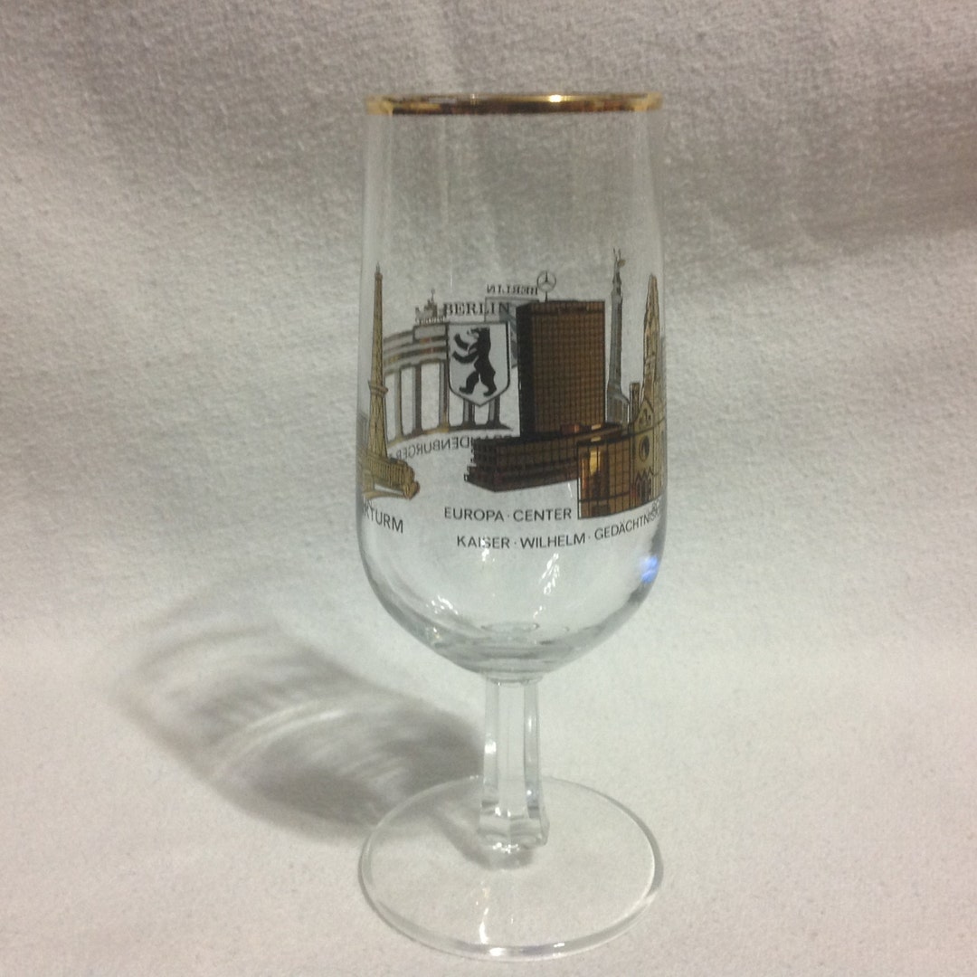 Berlin, Germany Glass With Five Famous Buildings - Etsy