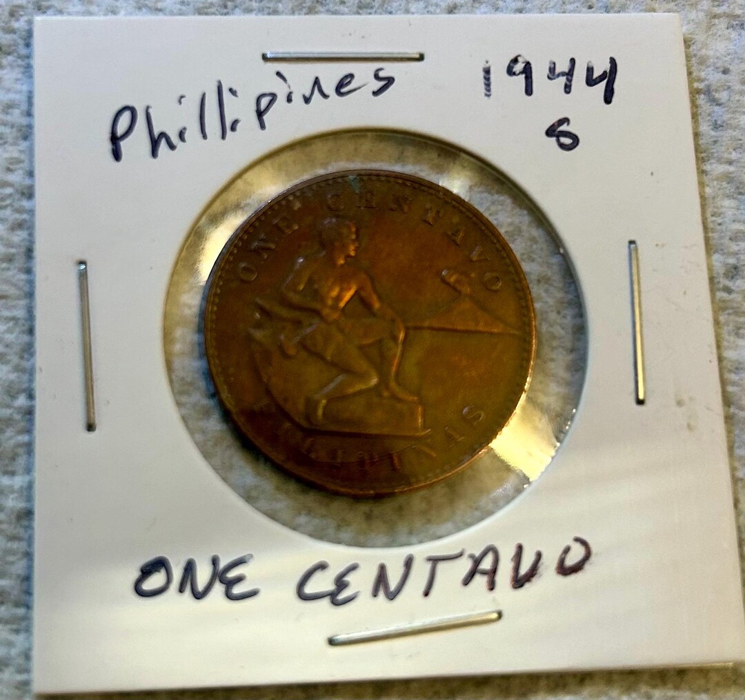 1944s Philippines One Centavo Bronze - Etsy