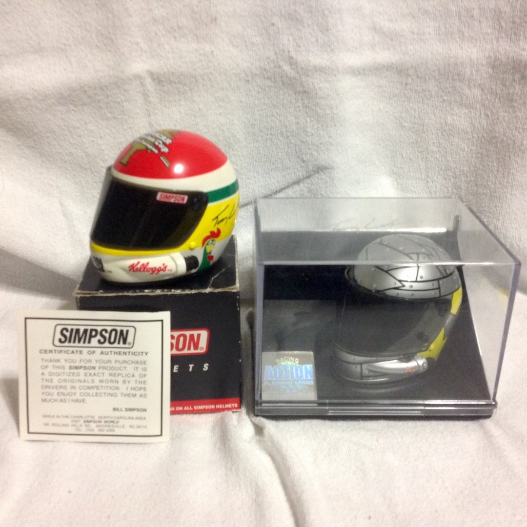 Pair of Terry Labonte Mini Racing Helmets - Etsy