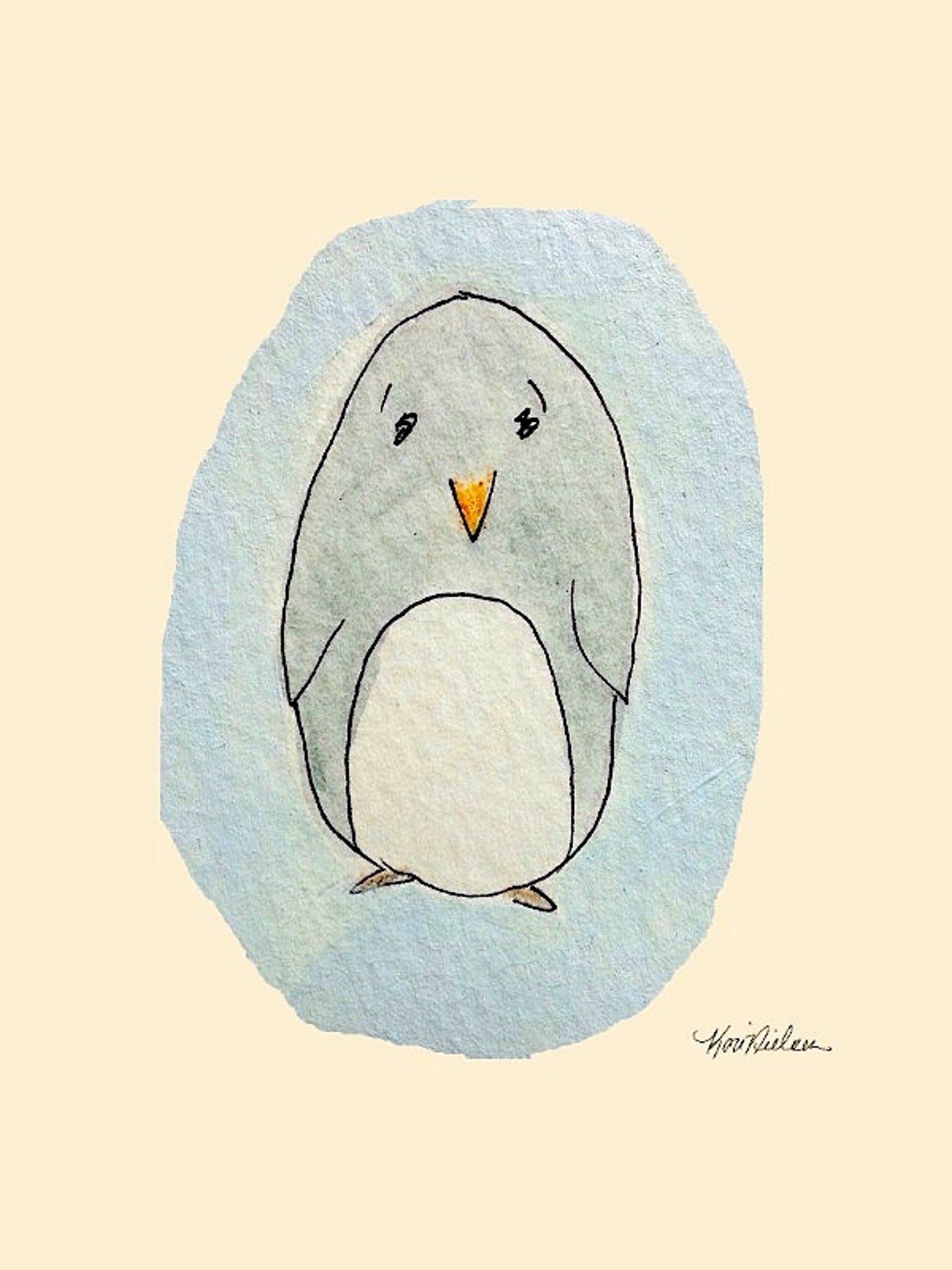 Penguin, Digital Print - Etsy