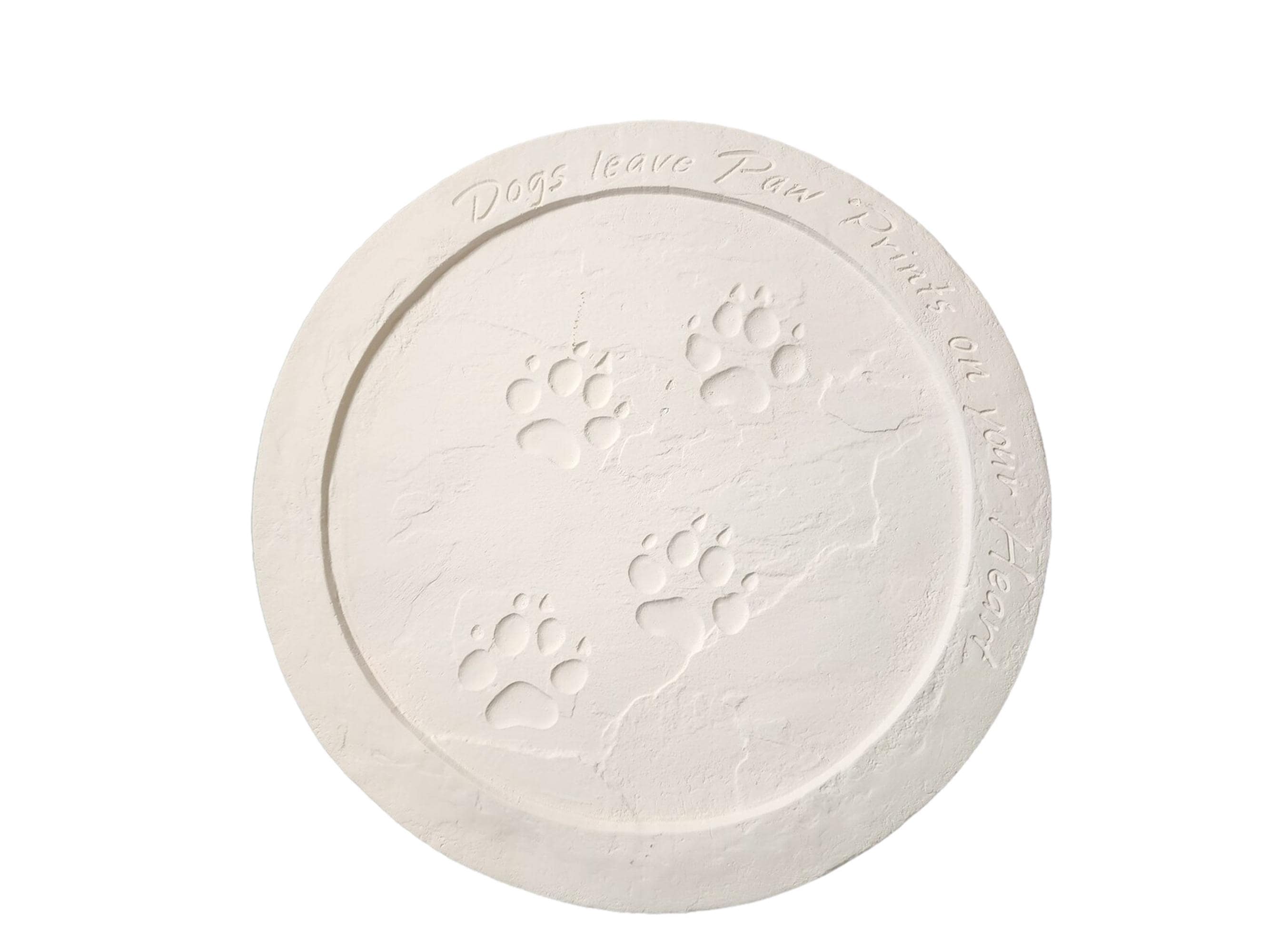 Dog Paw Print Plaque, Stepping Stone, Garden Stone, Ready to Paint ...