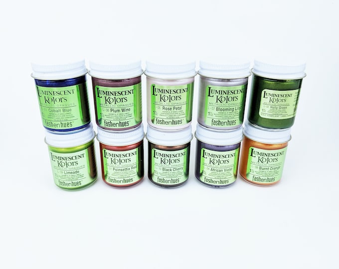 Fashenhues Luminescent Stain Paint for Ceramics, Wood, and Resin ...