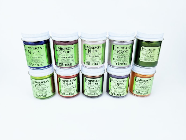 Fashenhues Luminescent Stain Paint for Ceramics, Wood, and Resin ...