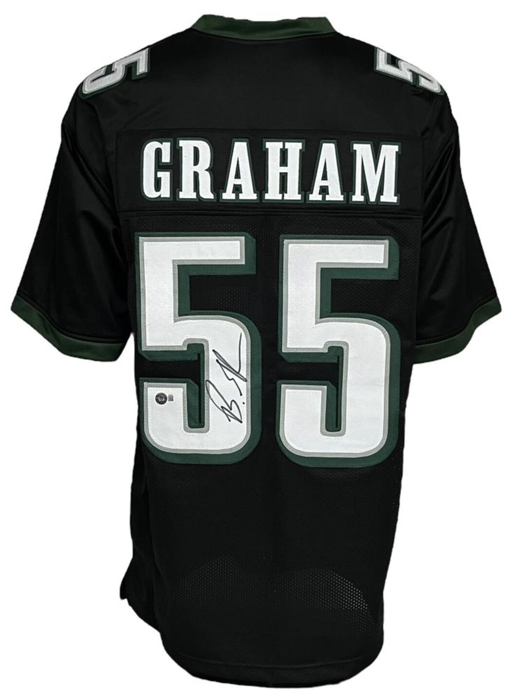 Philadelphia Eagles Brandon Graham Autographed Pro Style Black Jersey ...