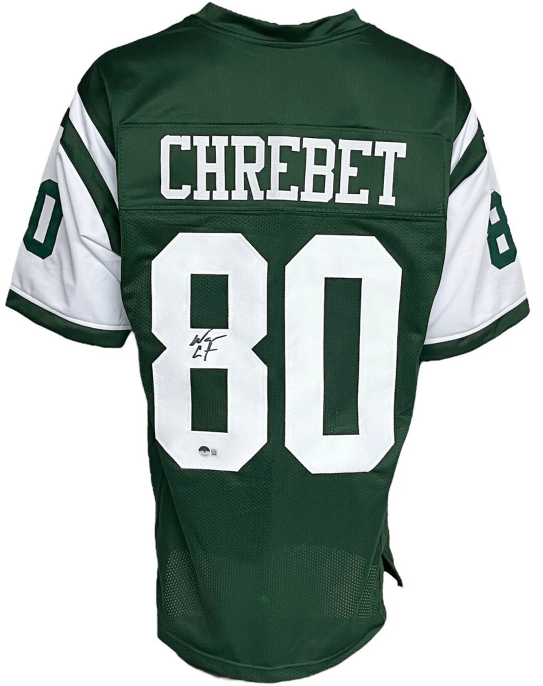 New York Jets Wayne Chrebet Autographed Pro Style Green Jersey BAS ...