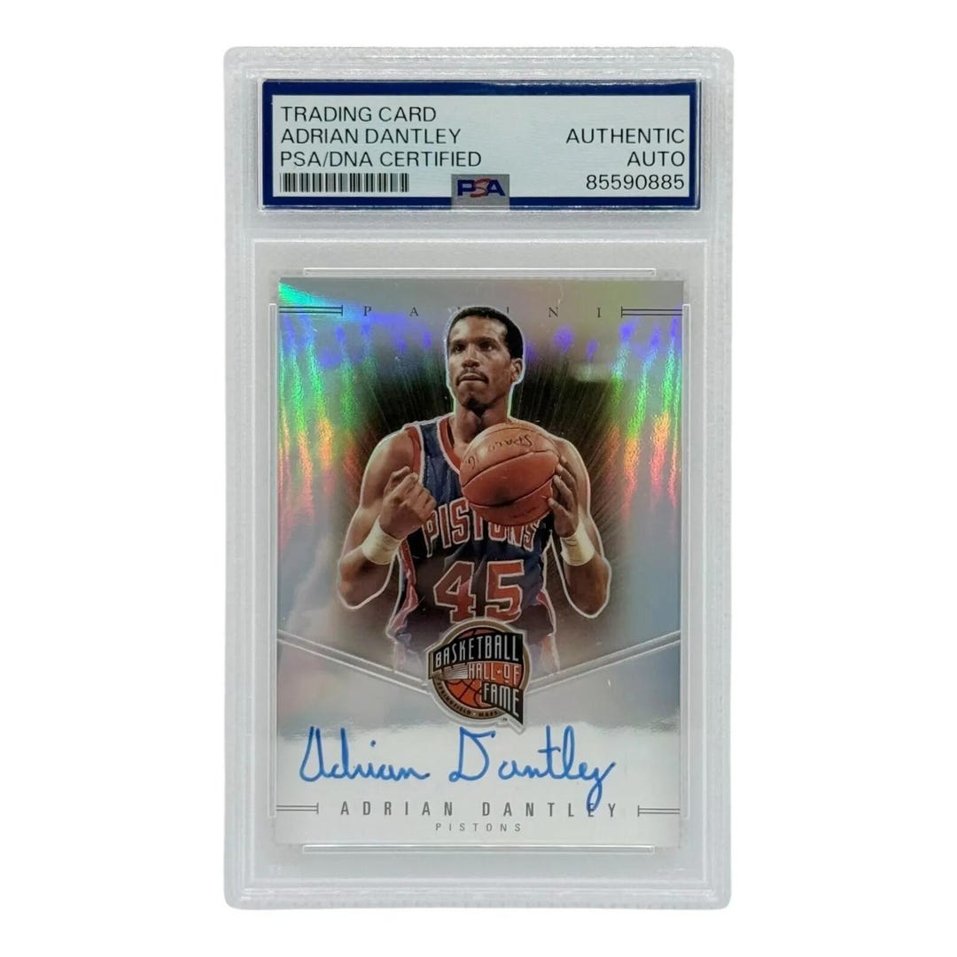 Adrian Dantley Autographed 2021 Panini Hall of Fame Prizm PSA ...