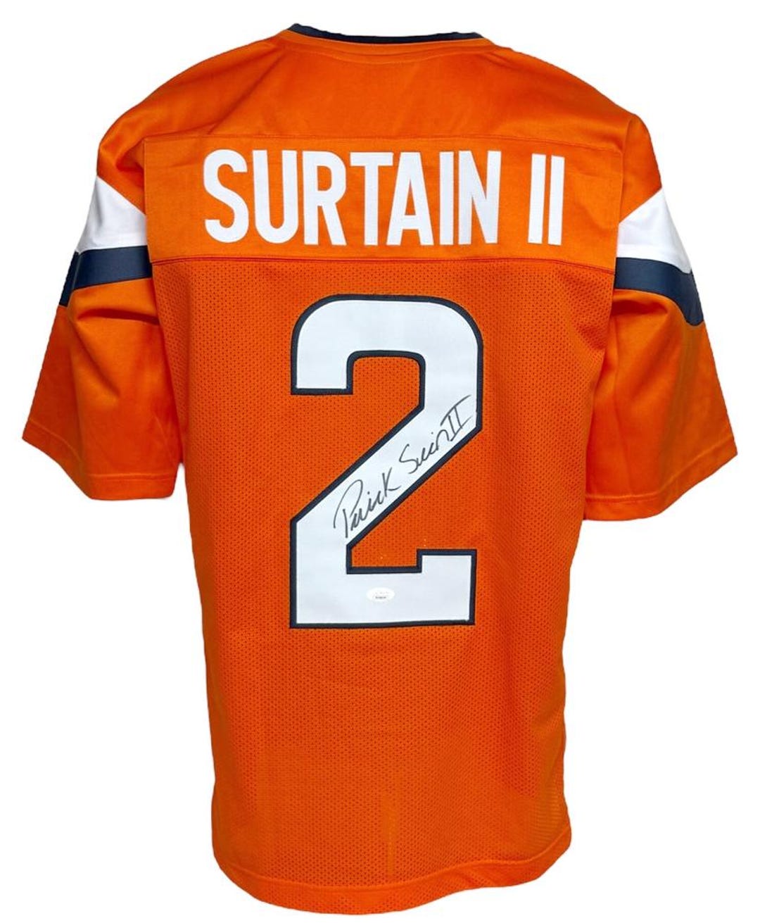 Denver Broncos Patrick Surtain II Autographed Pro Style Orange Jersey ...
