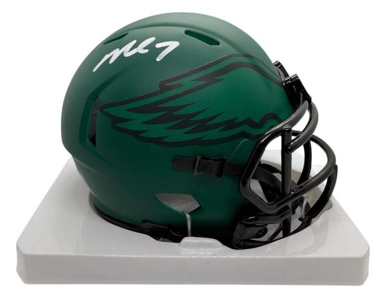 Philadelphia Eagles Michael Vick Autographed Rave Speed Mini Helmet ...
