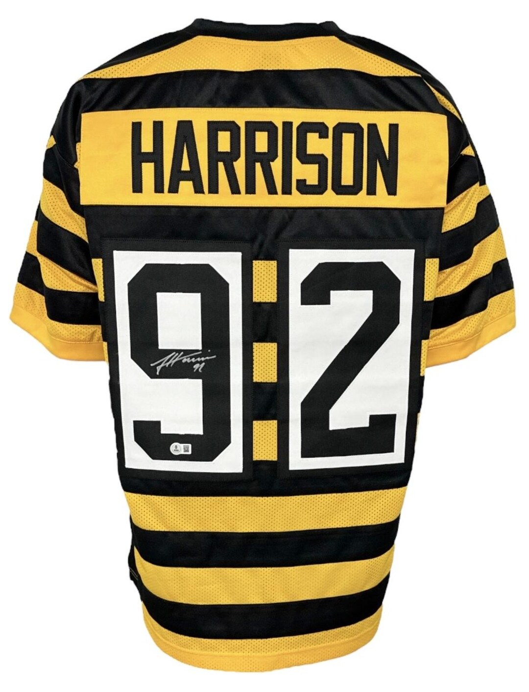 Pittsburgh Steelers James Harrison Autographed Pro Style Bumblebee ...