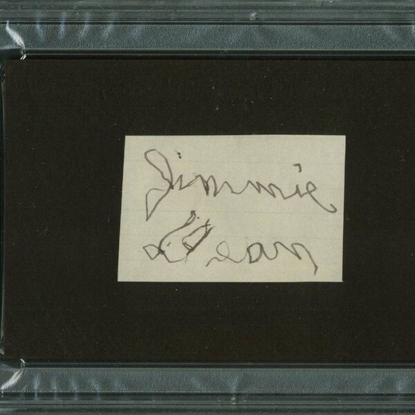 James Dean Autograph - Etsy