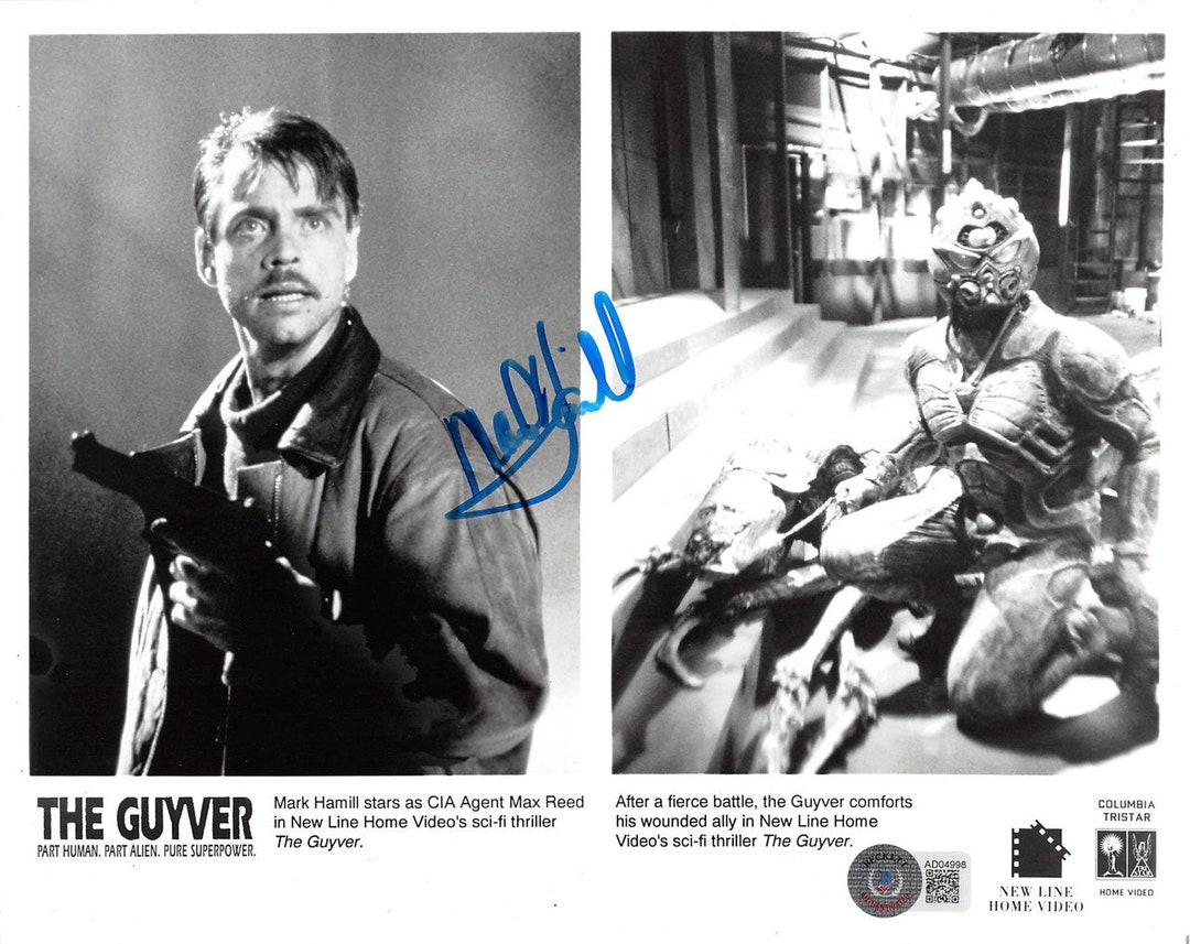 Mark Hamill the Guyver Authentic Signed 8x10 Black & White Photo BAS ...