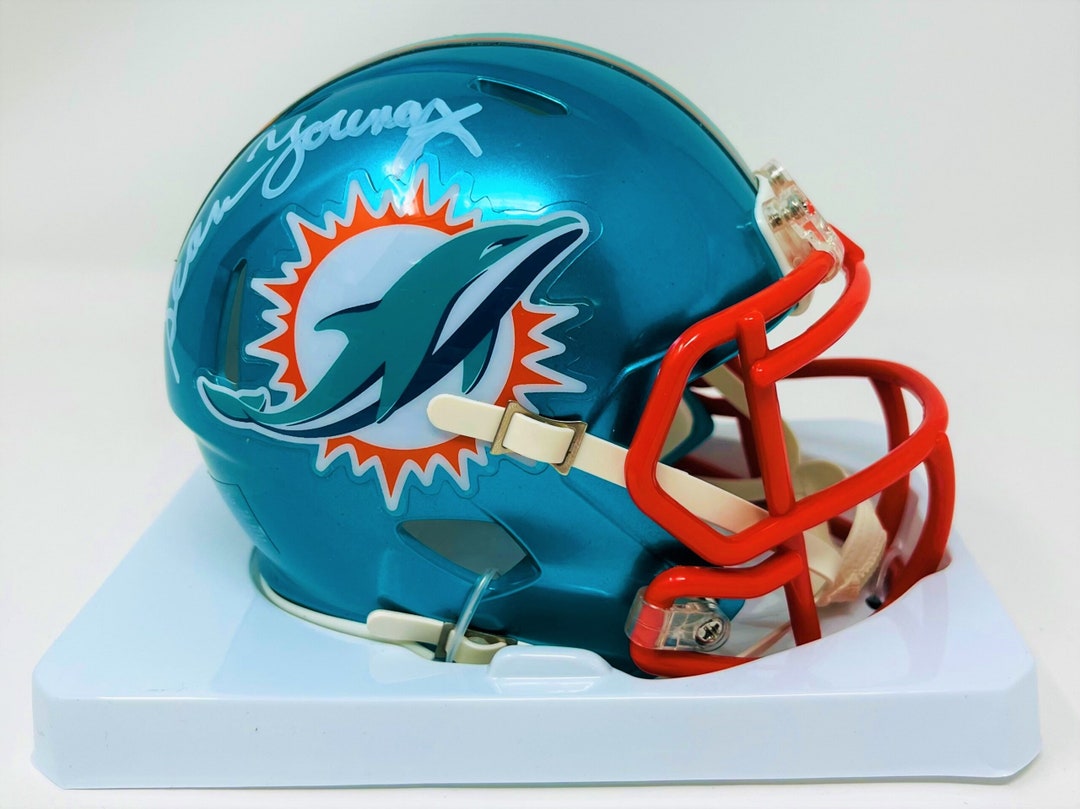 Sean Young "ray Finkle" Autographed Miami Dolphins Flash Speed Mini ...