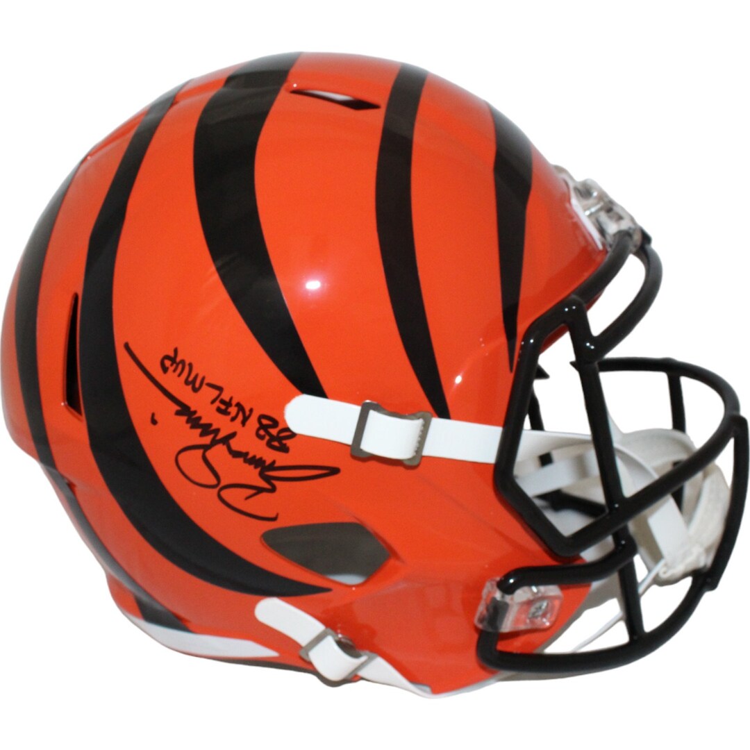 Boomer Esiason Signed Cincinnati Bengals F/S Helmet 88 MVP BAS - Etsy