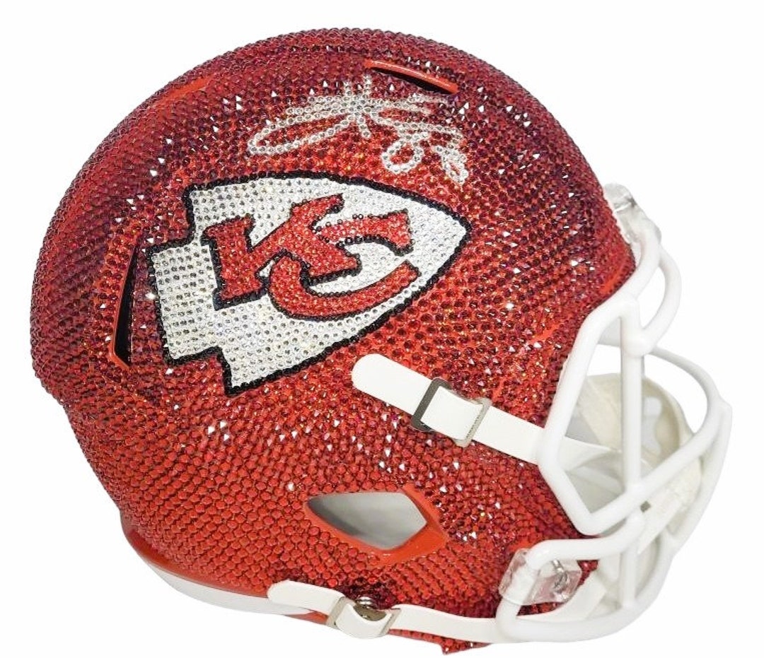 Kansas City Chiefs Travis Kelce Autographed Full Size Swarovski Crystal ...