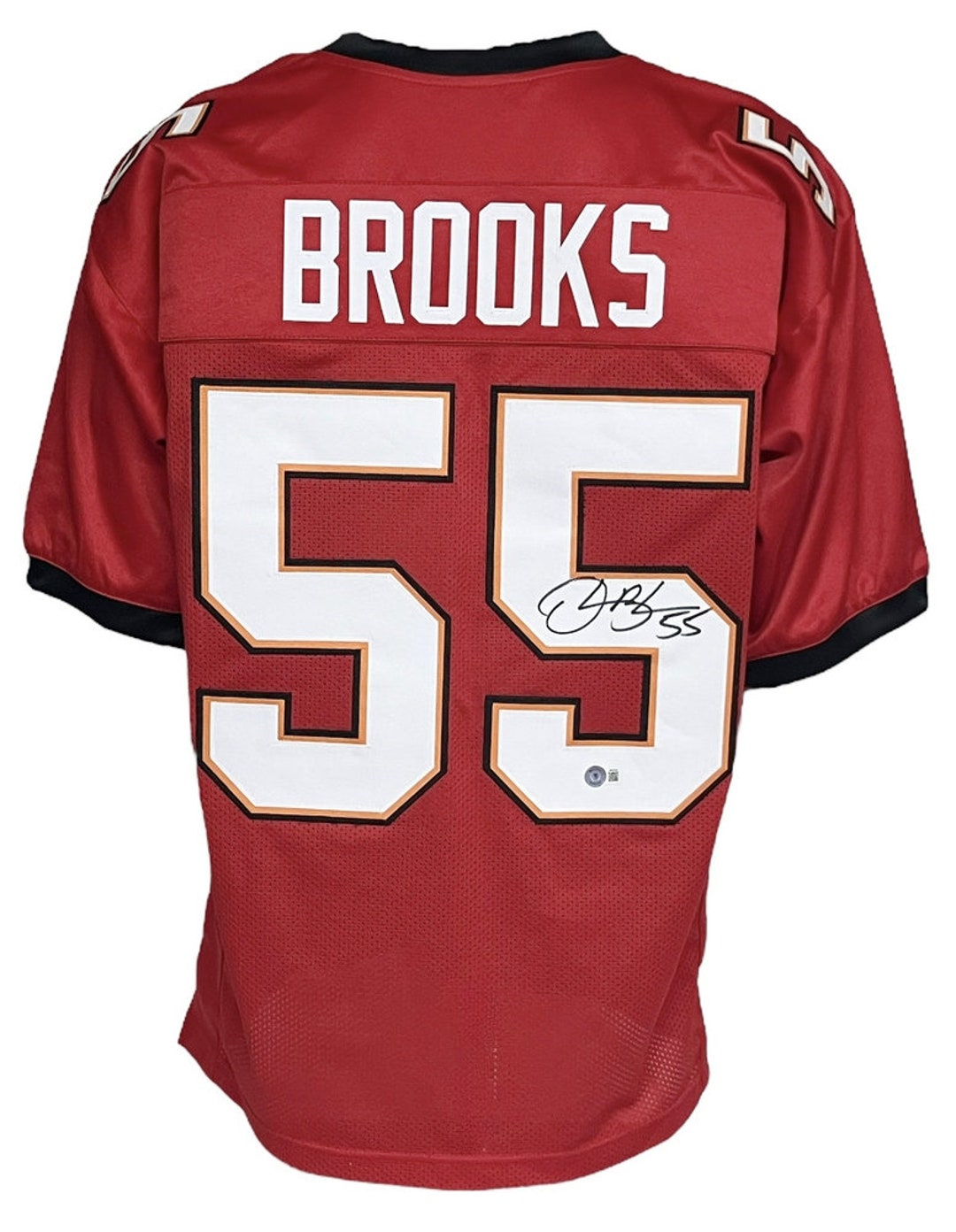 Tampa Bay Buccaneers Derrick Brooks Autographed Pro Style Red Jersey ...