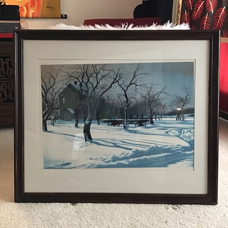 Robert W Addison Signed Serigraph - Etsy