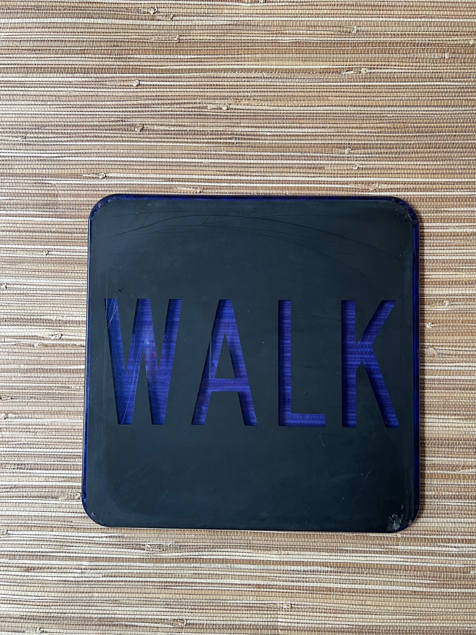 Vintage Stop Light Walk Sign - Etsy