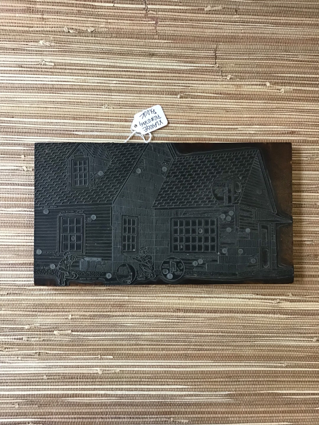 Vintage Metal Printing Block - Etsy