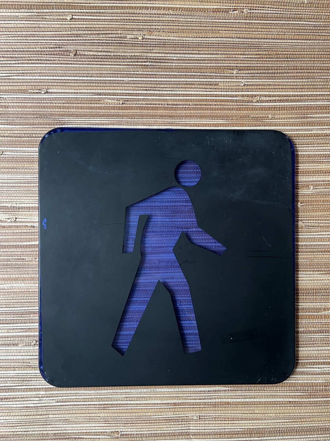 Vintage Stop Light Walk Sign - Etsy