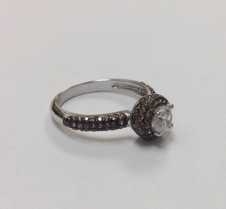Gorgeous 925 Silver CZ Ring - Etsy