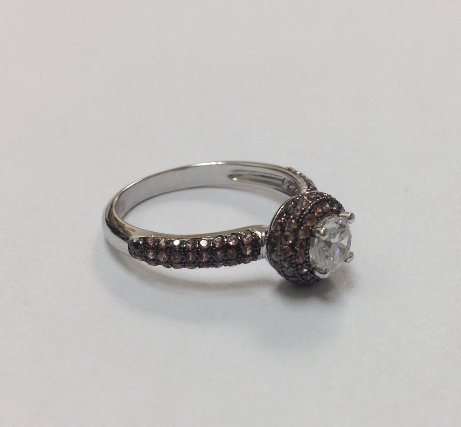 Gorgeous 925 Silver CZ Ring - Etsy