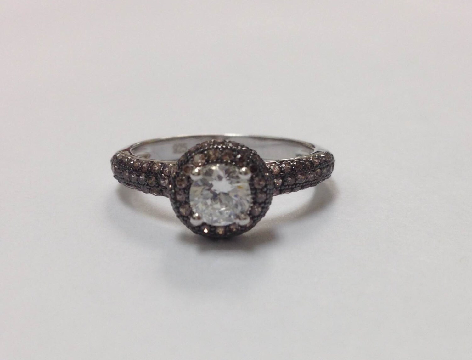 Gorgeous 925 Silver CZ Ring - Etsy