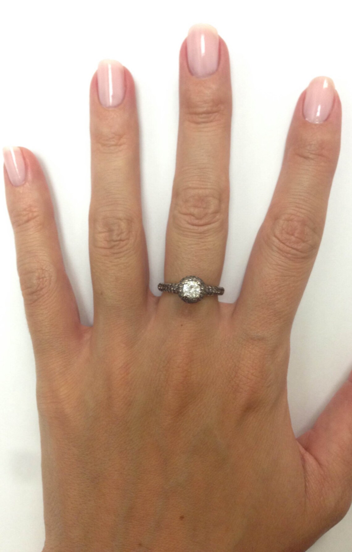 Gorgeous 925 Silver CZ Ring - Etsy