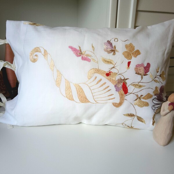 Hand Embroidered Pillow Cases - Etsy
