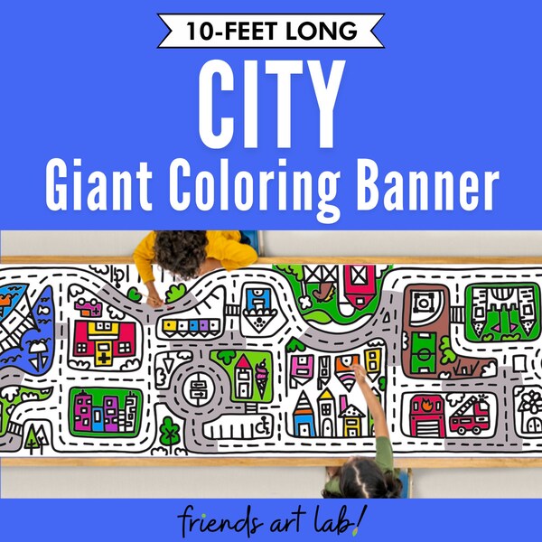 Road Map Coloring Page - Etsy