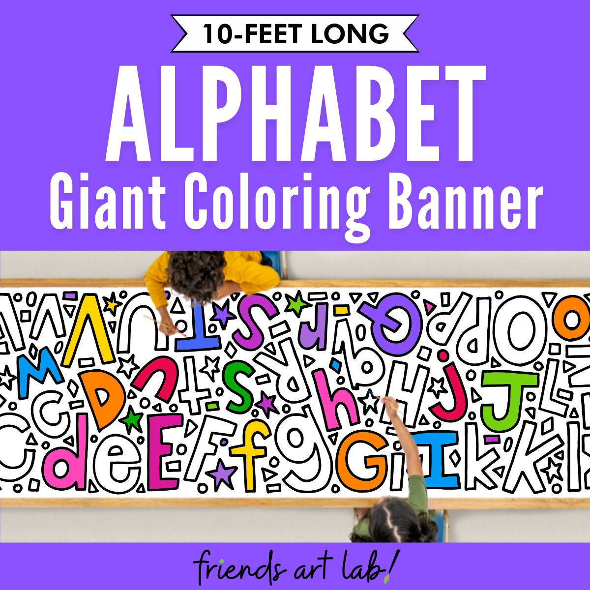 Long Alphabet Poster