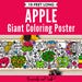 GIANT 10-foot APPLE Coloring Page Banner | Coloring Poster | Kids ...